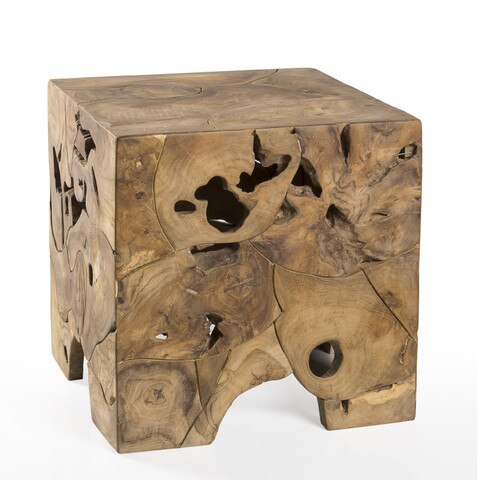 Teak Root End Table